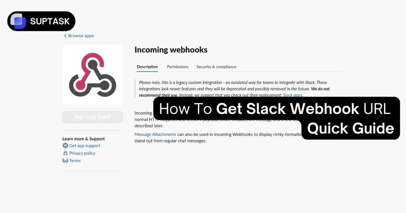 How To Get Slack Webhook URL - Quick Guide